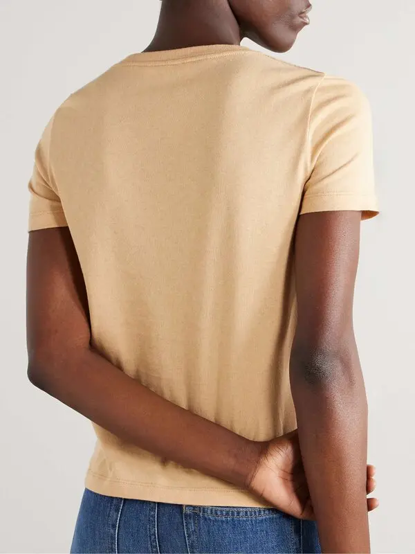 Chloé Printed Cotton-jersey T-shirt