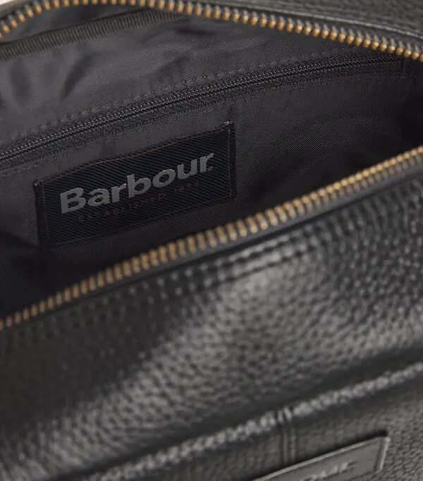 Barbour Leather Highgate Wash Bag