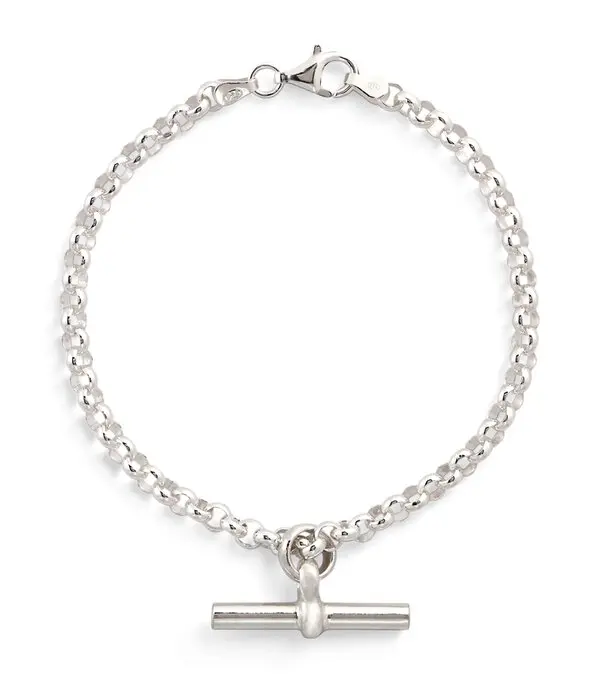 TILLY SVEAAS Sterling T-bar Belcher Chain Bracelet - Silver