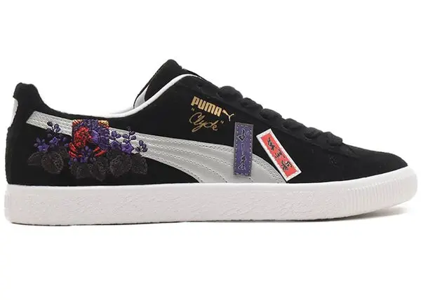 PUMA Clyde Atmos Hanafuda Sneakers - Puma Black/puma White