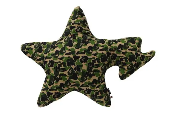 A BATHING APE Abc Camo Sta Big Cushion - Green