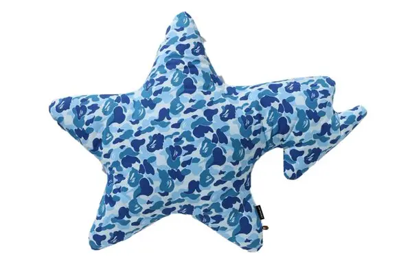 A BATHING APE Abc Camo Sta Big Cushion - Blue