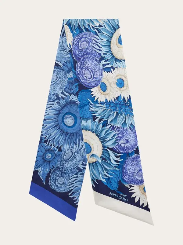 FERRAGAMO Sunflower Print Bandeau - Blue