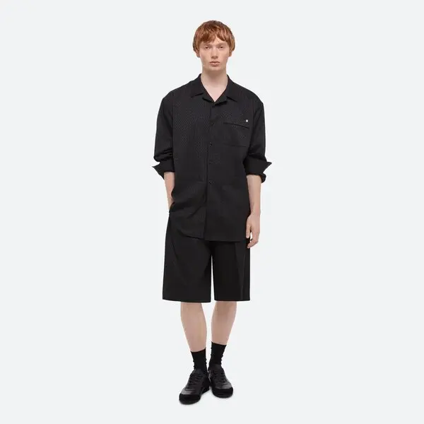 Helmut Lang Oversized Jacquard Pj Shirt