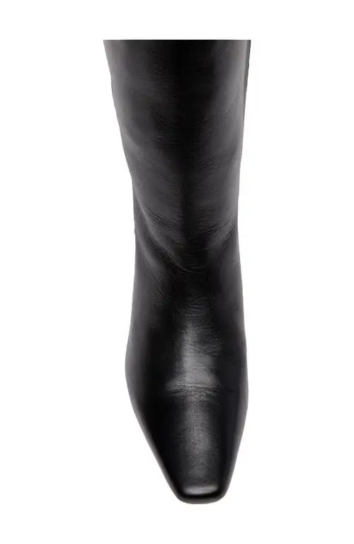 Paige Ansley Kitten Heel Knee High Boots - Black