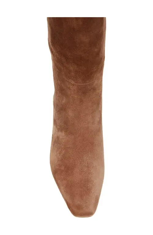 Paige Ansley Kitten Heel Knee High Boots - Truffle