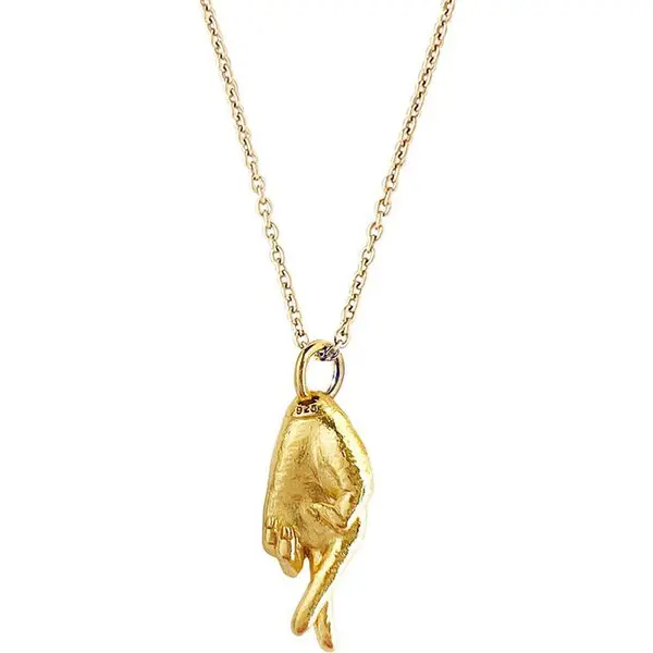ASTOR & ORION Good Luck Charm Pendant Necklace - Gold