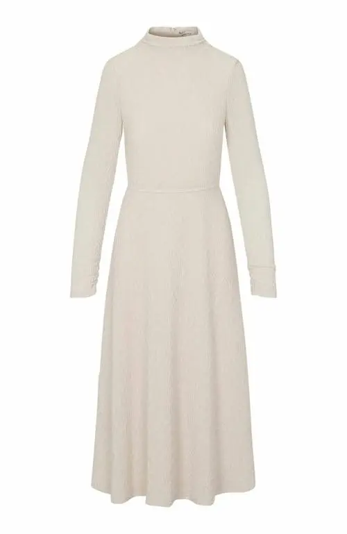 Rebecca Taylor Taryn Knit Lace Midi Dress