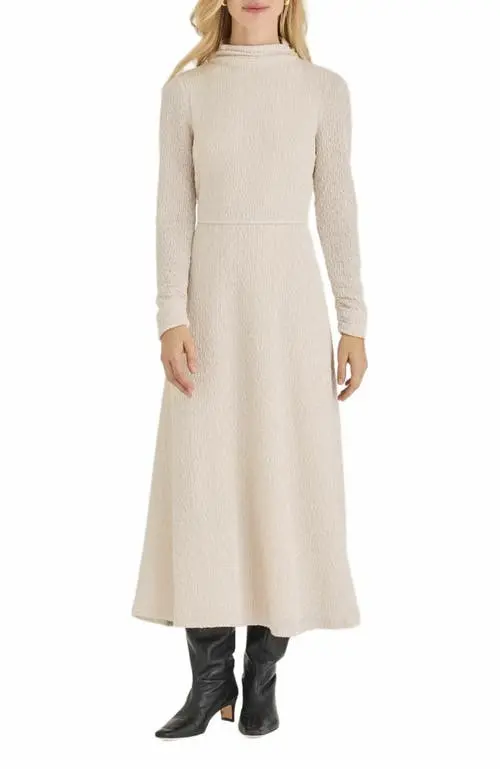 Rebecca Taylor Taryn Knit Lace Midi Dress