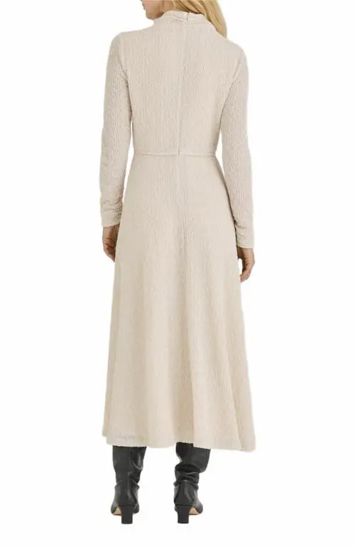 Rebecca Taylor Taryn Knit Lace Midi Dress