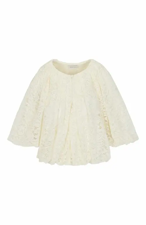 Rebecca Taylor Idun Lace Top - Cream