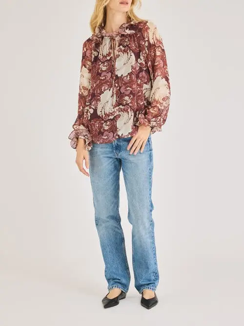 Rebecca Taylor Sarita Long-sleeve Top