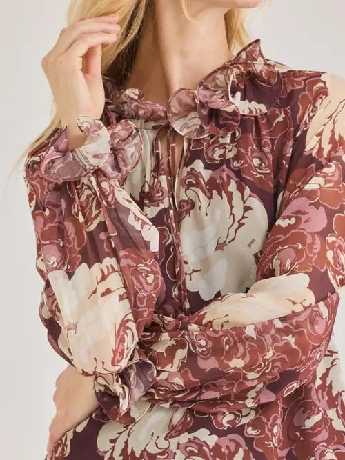 Rebecca Taylor Sarita Long-sleeve Top