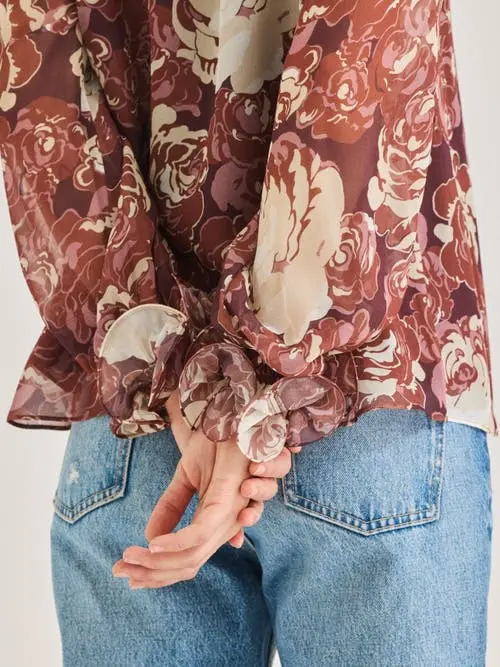 Rebecca Taylor Sarita Long-sleeve Top