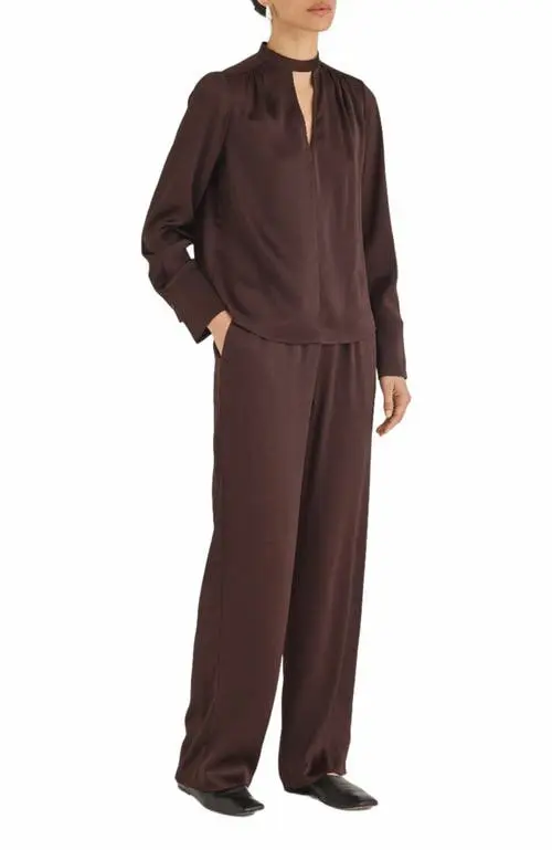 Rebecca Taylor Gianna Tie Neck Blouse