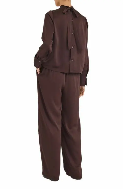 Rebecca Taylor Gianna Tie Neck Blouse