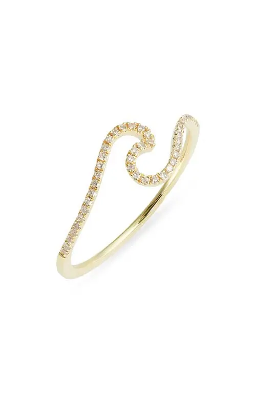 Meira T Diamond Wave Ring - Yellow