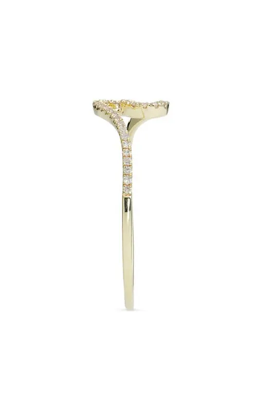 Meira T Diamond Wave Ring - Yellow