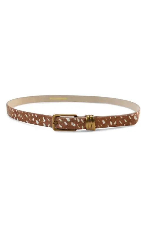 PETIT MOMENTS Bambi Calf Hair Belt - Gold