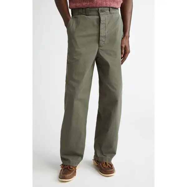 THE ELDER STATESMAN Norm Workwear Wide Leg Pants