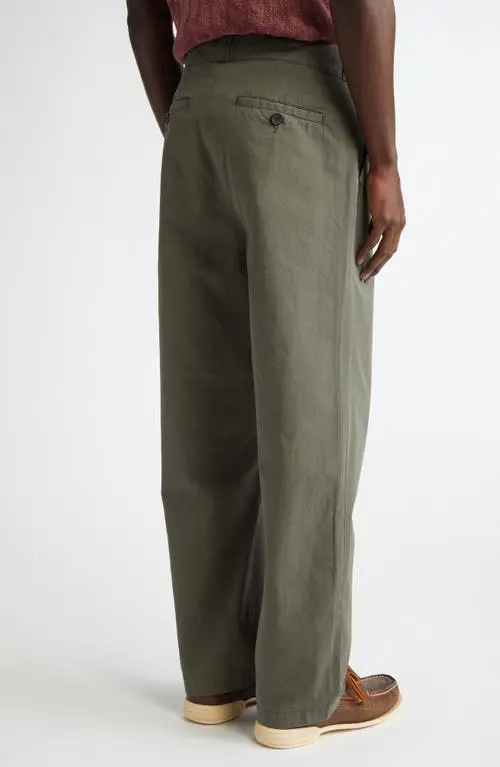 THE ELDER STATESMAN Norm Workwear Wide Leg Pants