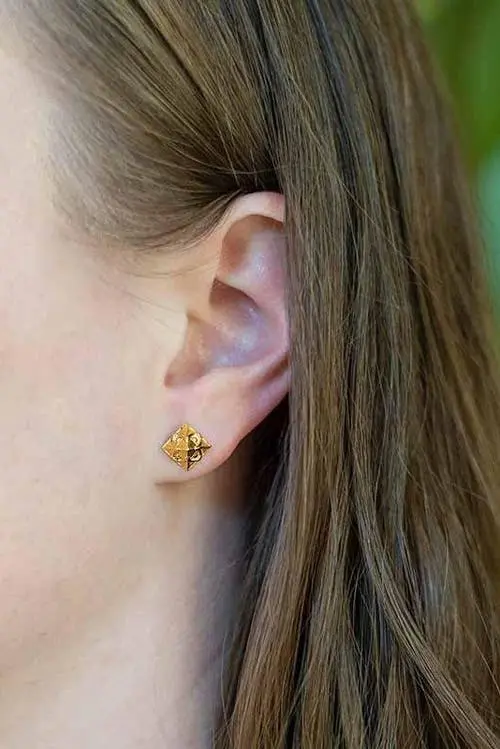 ASTOR & ORION Pyramid Stud Earrings