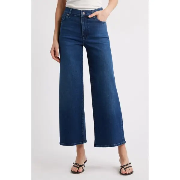 FRAME Le Pixie High Waist Slim Palazzo Jeans - Keepsake
