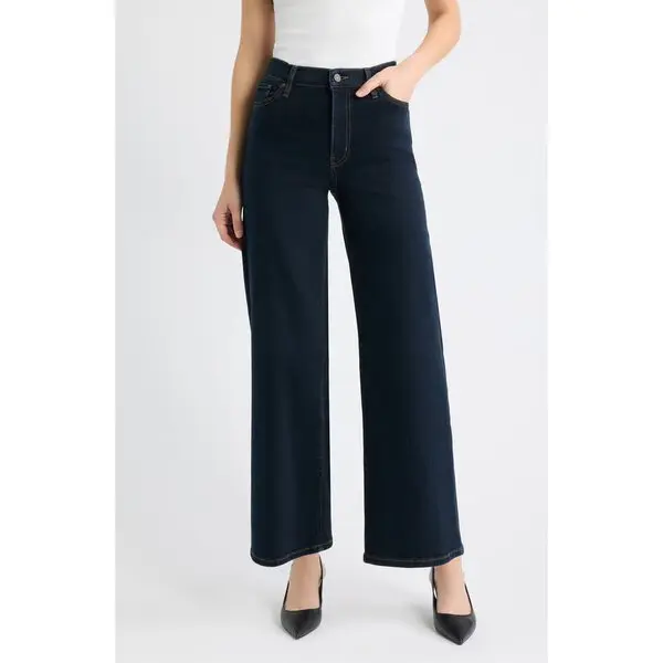 FRAME Le Pixie High Waist Slim Palazzo Jeans - Windsor