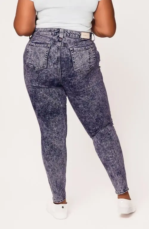 SLINK JEANS Ankle Skinny Jeans - Misty