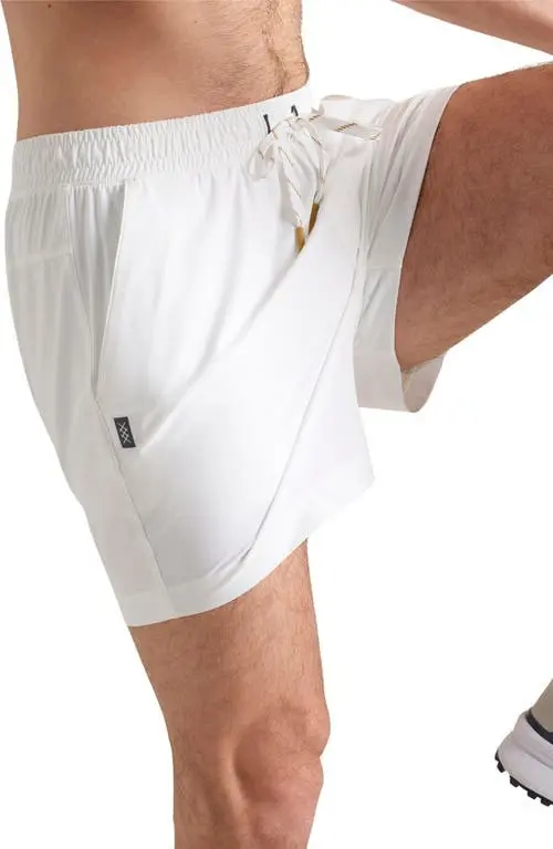 RHONE Pursuit 5-inch Lined Shorts - White