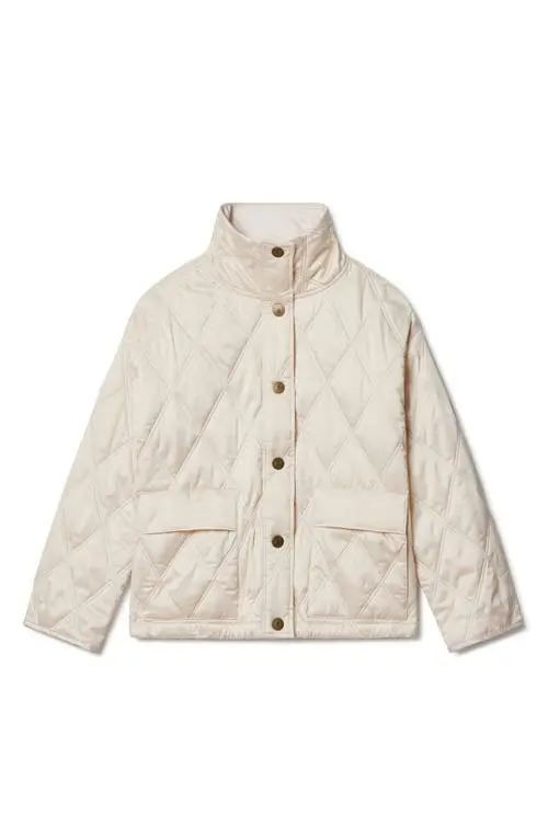RHONE Dalston Water Repellent Quilted Jacket - Cream