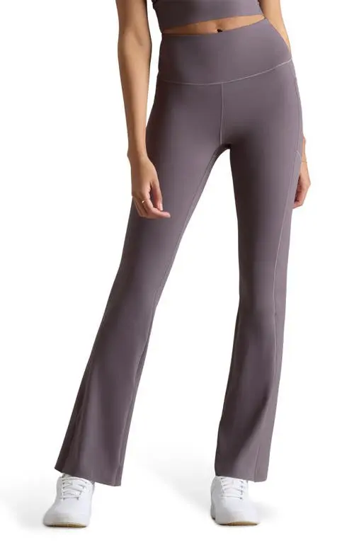 RHONE Revive Pocket Flare Leggings - Grey Lilac