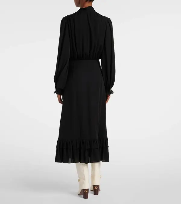Valentino Garavani Silk Georgette Midi Dress