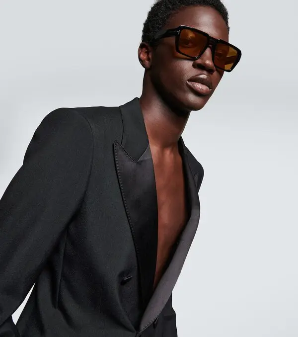 TOM FORD Redford Square Frame Sunglasses