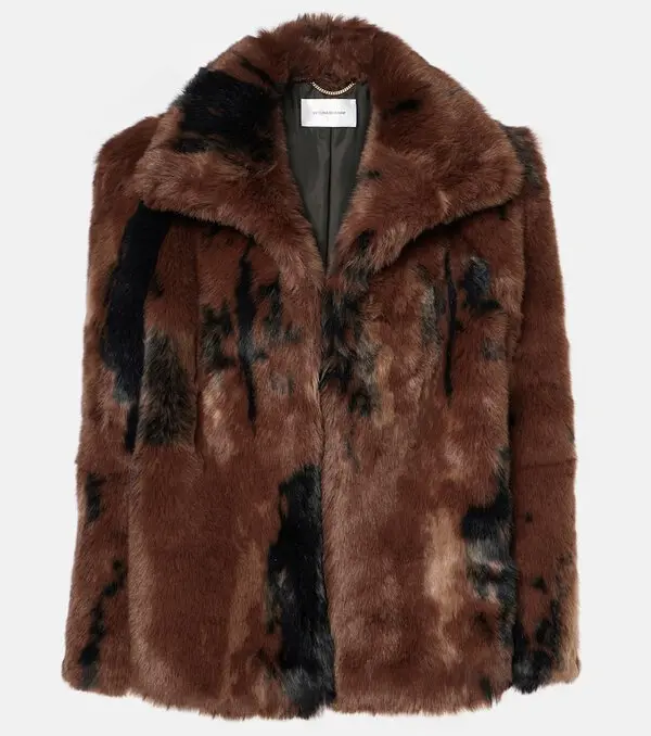 Victoria Beckham Faux Fur Jacket