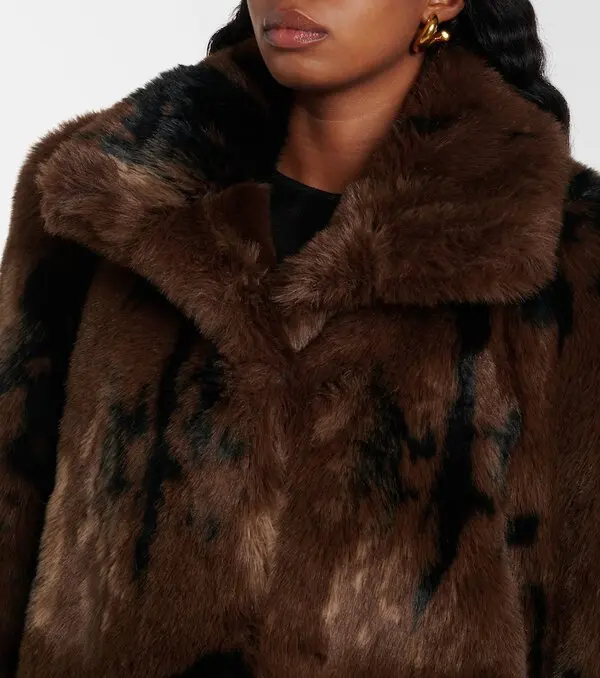 Victoria Beckham Faux Fur Jacket