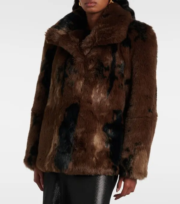 Victoria Beckham Faux Fur Jacket