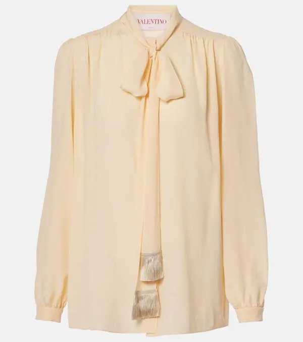 Valentino Garavani Silk Crepe De Chine Shirt