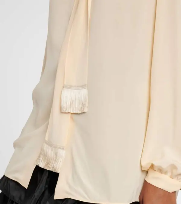 Valentino Garavani Silk Crepe De Chine Shirt