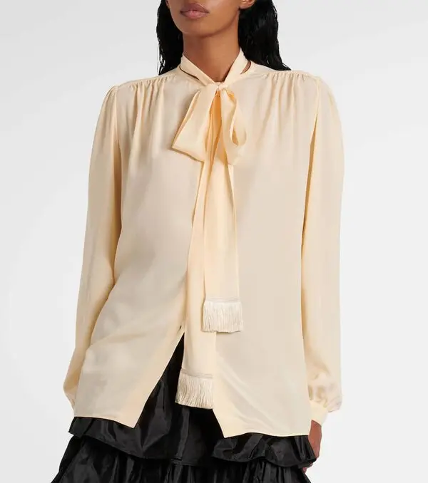 Valentino Garavani Silk Crepe De Chine Shirt