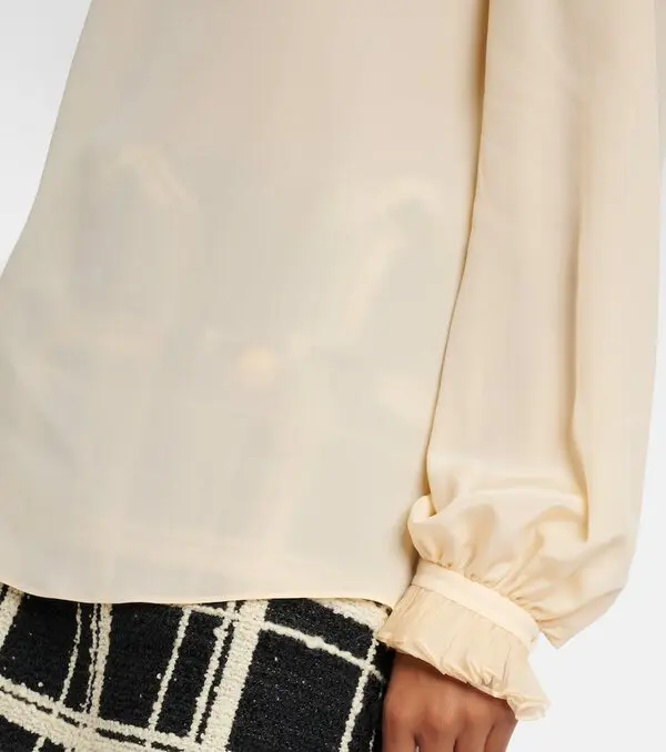 Valentino Garavani Silk Crepe De Chine Shirt