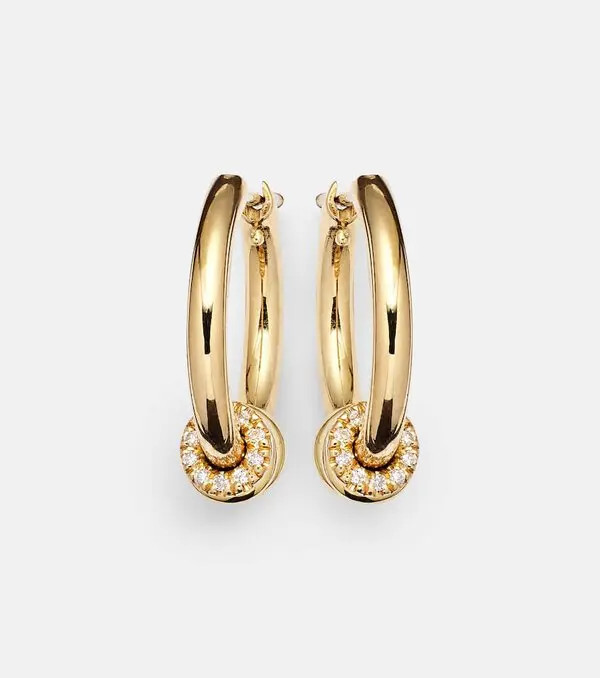 SPINELLI KILCOLLIN Ara 18kt Yellow Diamond Earrings - Gold