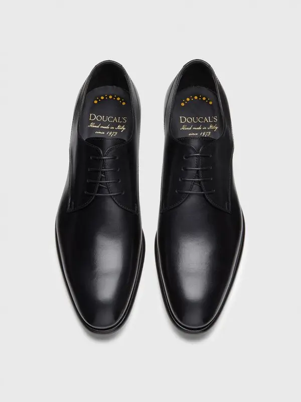 DOUCAL'S Lace-up Brogue Shoes - Black