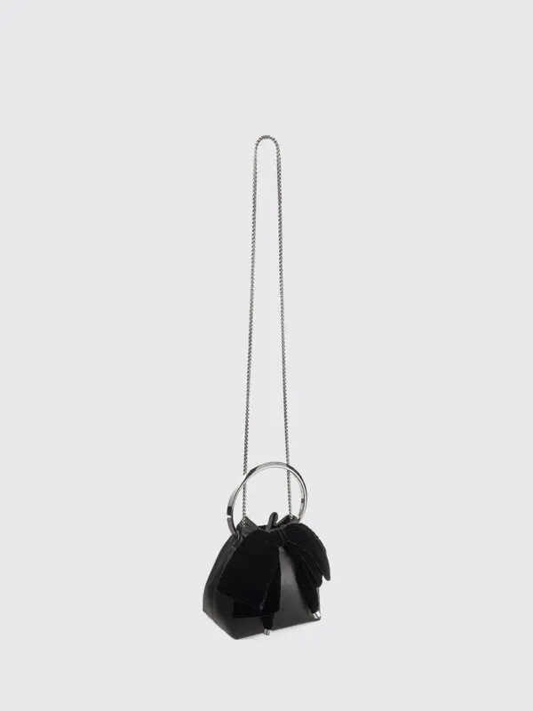 JIMMY CHOO Bow Detail Shoulder Bag
