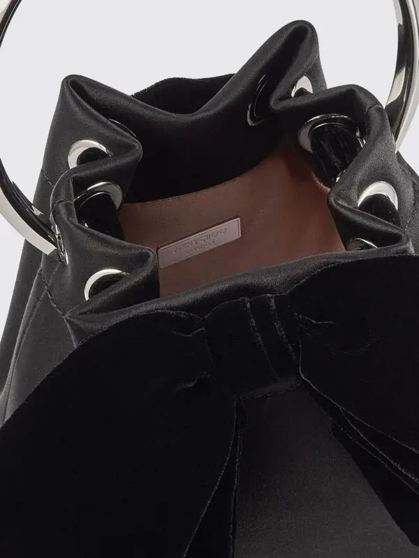 JIMMY CHOO Bow Detail Shoulder Bag
