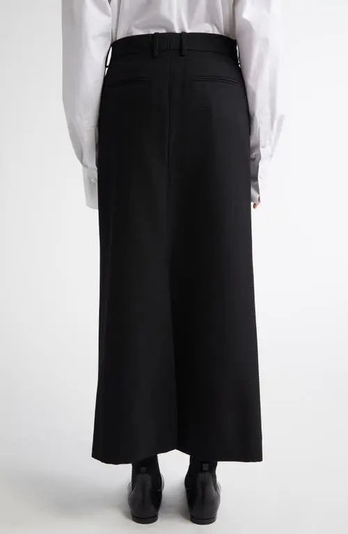 TOTEME Low Waist Straight Skirt - Black