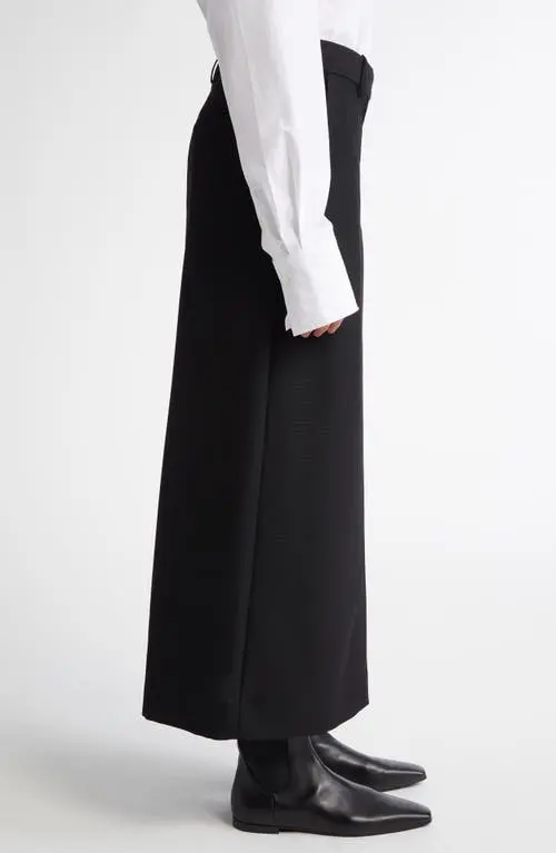 TOTEME Low Waist Straight Skirt - Black