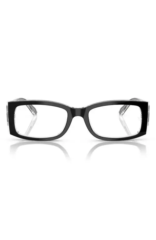 Ray-ban Miriam 54mm Square Eyeglasses - Transparent Black