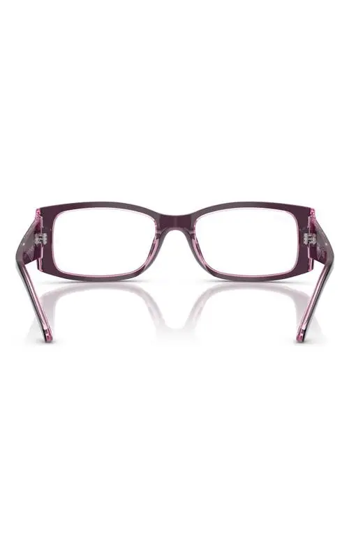 Ray-ban Miriam 54mm Square Eyeglasses - Violet