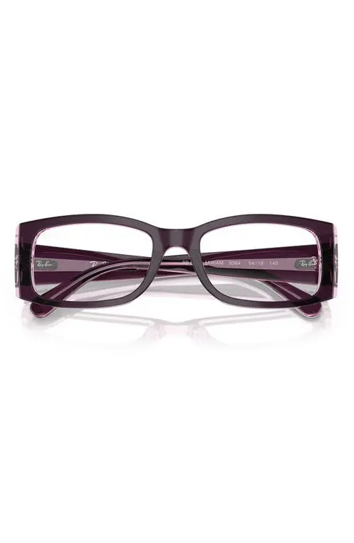 Ray-ban Miriam 54mm Square Eyeglasses - Violet